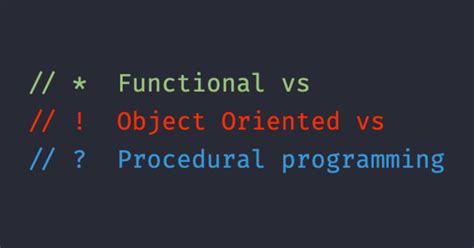 Javascript Programming Paradigms Procedural Vs Object Oriented Vs Fun