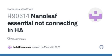 Nanoleaf Essential Not Connecting In Ha Issue Home Assistant