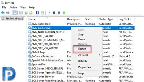 4 Ways To Restart Sccm Sms Executive Service
