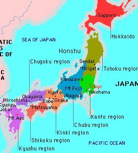 Map Of Japan Country Regional City Maps Of Japan
