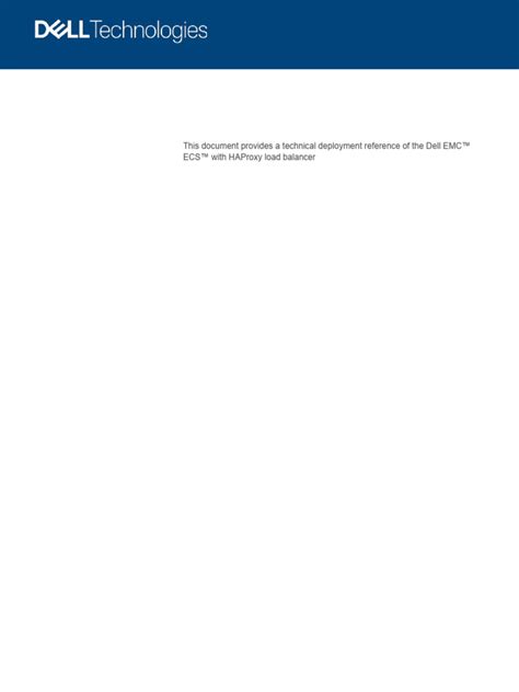 Ecs With Haproxy Load Balancer Pdf Domain Name System Load