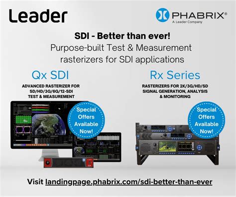 Phabrix Ltd On Linkedin Sdi