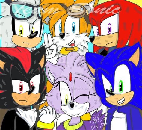 Team Sonic Combined Au By Starlightamana On Deviantart
