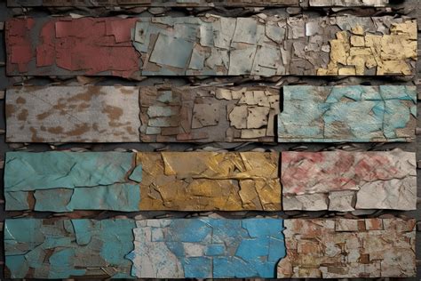 Materialize Displaced Texture Art Illustration Background With