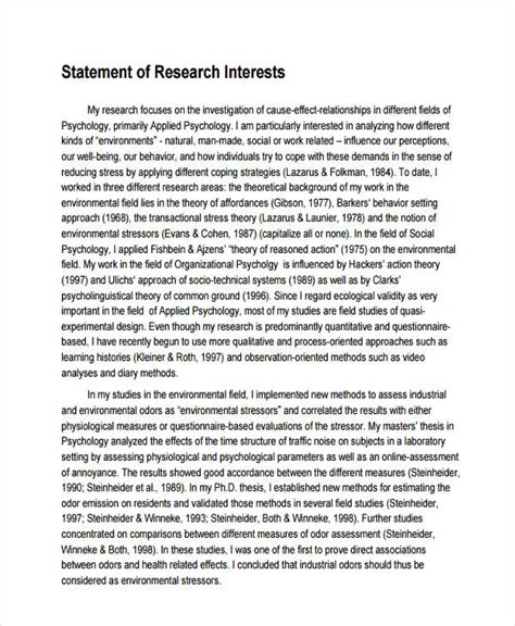 Research Statement 22 Examples Format How To Write Pdf