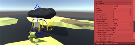 Unity How Do You Make A Particle System Collision Add A Force To An