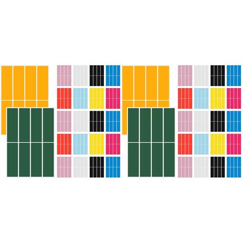 Worgeous 200 Sheets Sticky Classification Labels Classification Stickers Name Tag Stickers