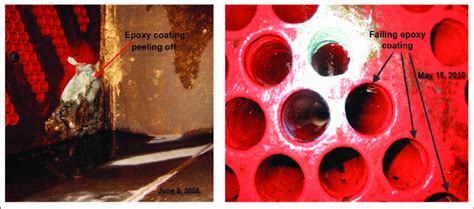 Epoxy Cladding Observed To Have Started Failing In 2008 Left Cracks