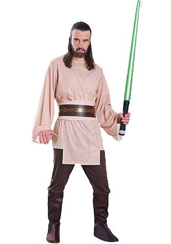Star Wars Qui Gon Jinn Jedi Mens Costume Star Wars Costumes
