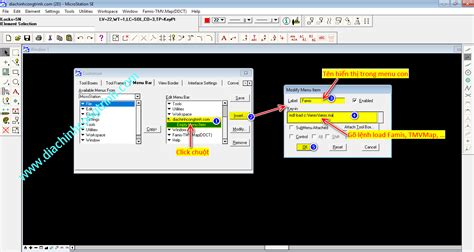 Hướng dẫn load Famis TMV Map đưa Famis TMV Map lên thanh công cụ