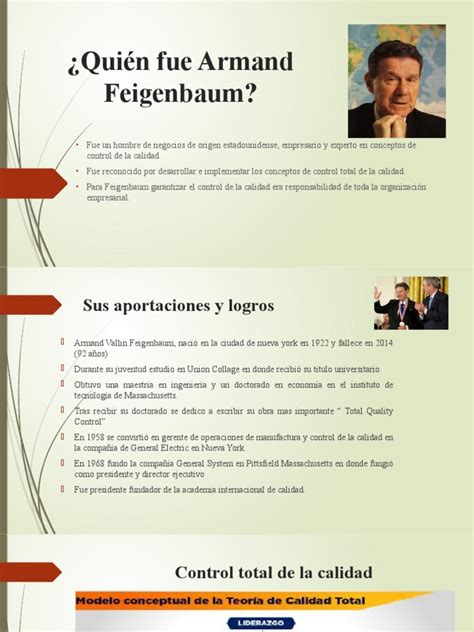 Armand Feigenbaum Pdf Calidad Comercial Negocios Económicos