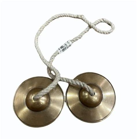 Golden Brass Manjira Weight 190g At Rs 1280 Piece In Vrindavan Id