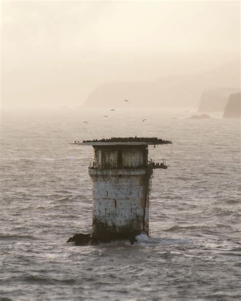 Mile Rocks Lighthouse R Sanfrancisco