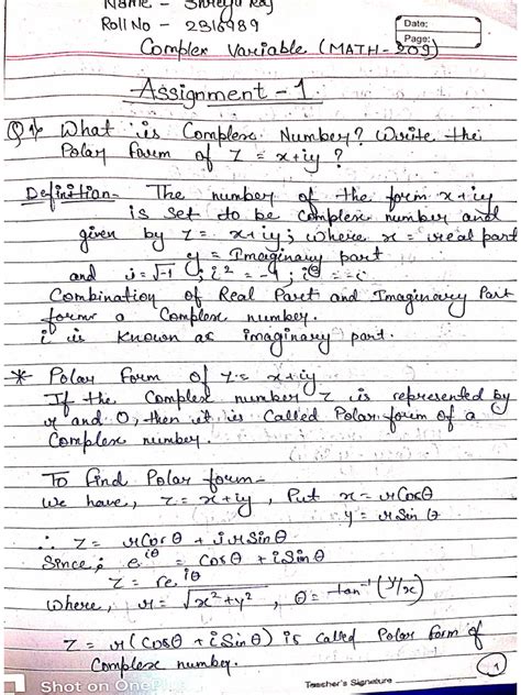 Complex Variable 3rd Sem Notes Pdf