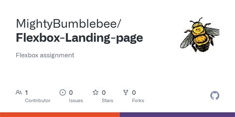 Github Mightybumblebeeflexbox Landing Page Flexbox Assignment