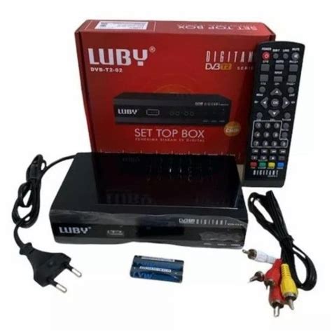 CUCI GUDANG Set Top Box Luby DVB T2 02 Receiver TV STB Digital Full HD