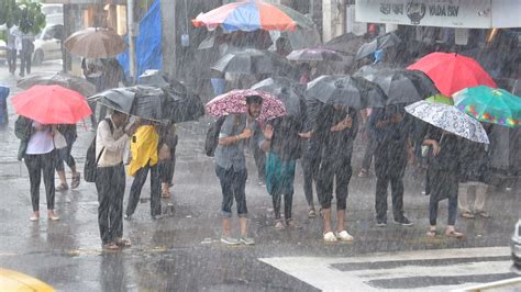 Imd Issues Orange Alert In Mumbai ‘red Alert In Thane Raigad Today