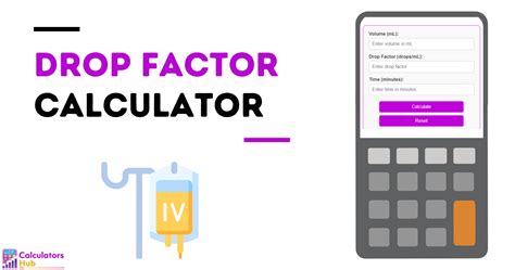 Drop Factor Calculator