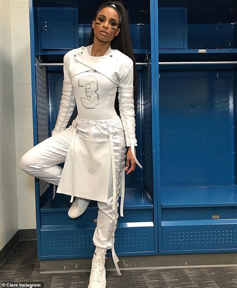 Ciara Pays Tribute To Husband Russell Wilson As She Wears A Number