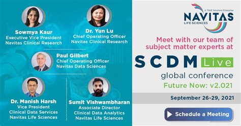 Navitas Life Sciences On Linkedin Scdm2021 Clinicaltrials
