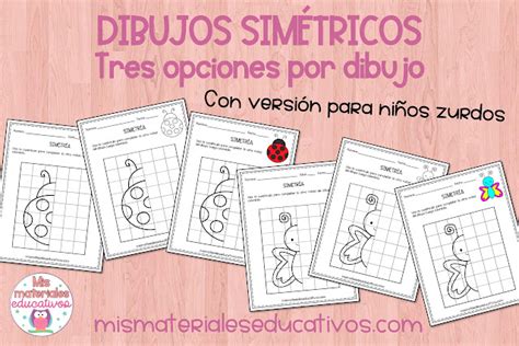 Mis Materiales Educativos Ejercicios De Simetría Para Niños Usando