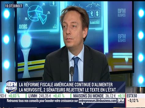 Les tendances sur les marchés La réforme fiscale américaine continue d alimenter la nervosité