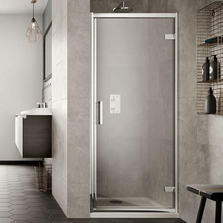 Sommer 8 1200 X 900mm Chrome Single Door Offset Quadrant Shower