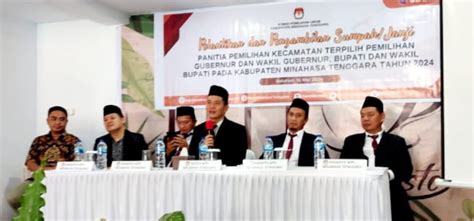 KPU Minahasa Tenggara Resmi Lantik 60 Anggota PPK E MMC TV