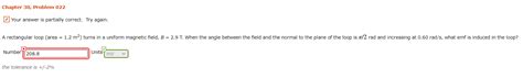 solved chapter 30 problem 022 your answer is partially