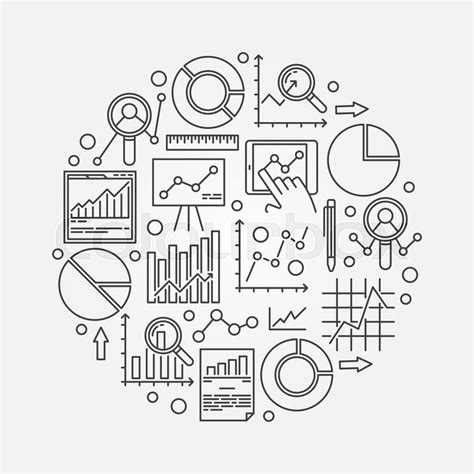 Data Analytics Illustration Vector Stock Vector Colourbox