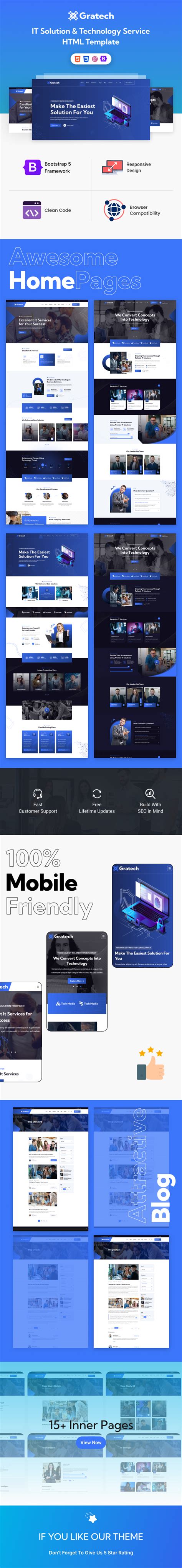 Nulled Gratech IT Service And Technology HTML Template 50573491