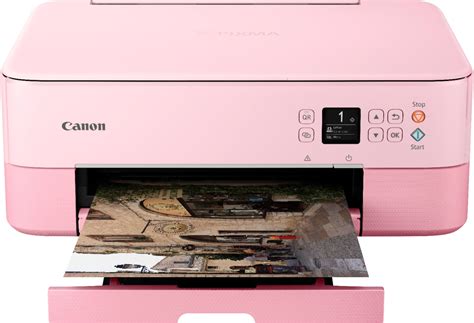 Pink Computer Printer