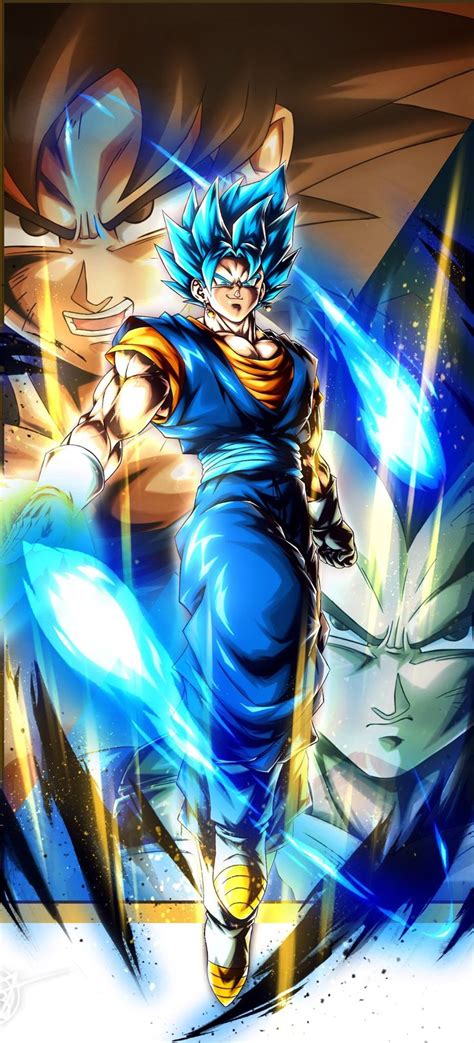 The Dragon Ball Character Is Running In Front Of Another Character With