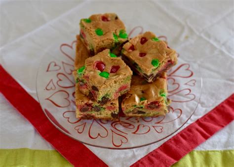 Mandm Cookie Bars Confections Of A Dietitian