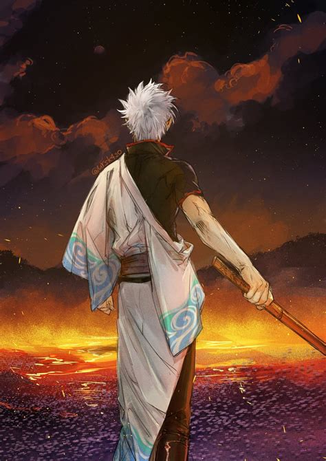 Sakata Gintoki Gintama Drawn By Uraki Tetsu420 Danbooru