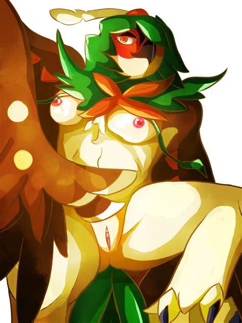 AGNPH Gallery 129795 Anthro Breasts Decidueye Female Freelime Solo