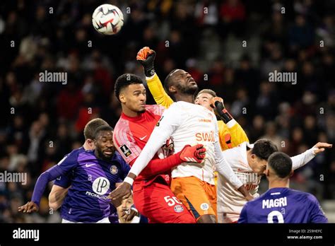 Benjamin Lecomte Of Montpellier During The French Championship Ligue 1 Football Match Between