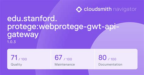 Edustanfordprotegewebprotege Gwt Api Gateway 103 Maven Package Quality Cloudsmith