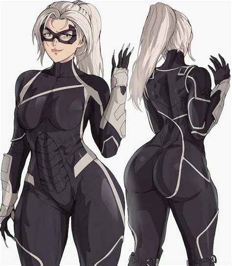 Black Cat And Felicia Hardy Marvel And 2 More Drawn By Yoracrab