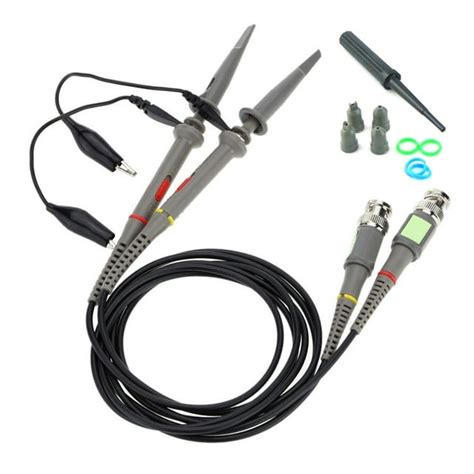 2 Pieces 100mhz Bnc Oscilloscope Probe Kit Scope Analyzer Testing Probs