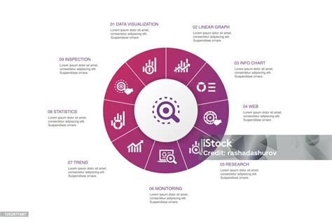 Analitik Infografis 10 Langkah Lingkaran Designlinear Grafik Penelitian ...