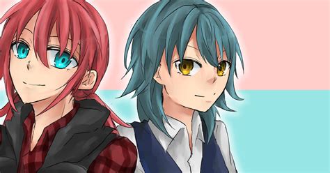 イナズマイレブンgo 霧野と狩屋 紫瀬 葵のイラスト Pixiv