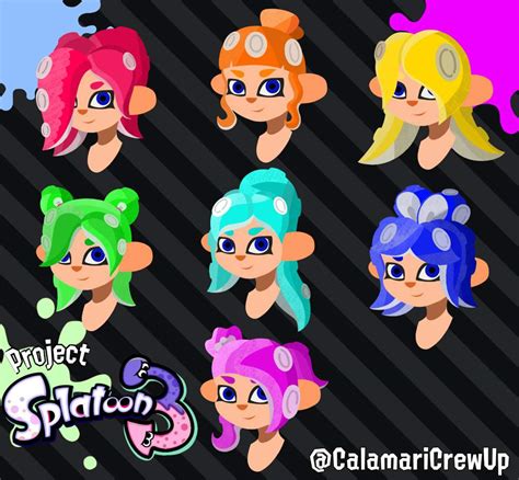 New Hairstyles Octoling Girl Splatoon Amino