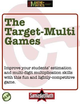 Multi Digit Multiplication Estimation Practice Game By SamizdatMath