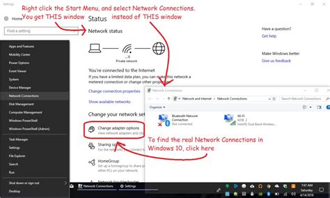 Network Connections In Windows 10 Westaby Home