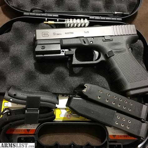 Armslist For Saletrade Glock 19 Gen 4 W Laser Sight
