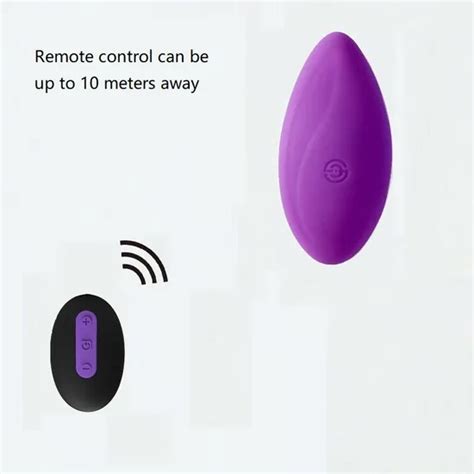 Wearable Silicone Breast Vibrator Massager Tool Wireless Portable