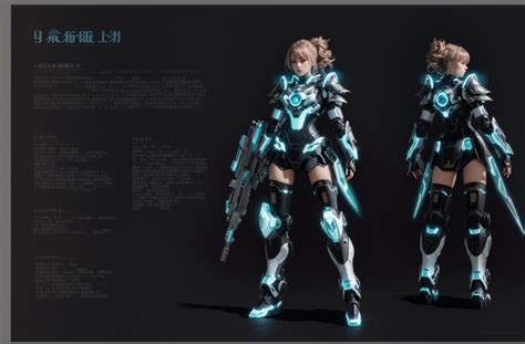 Female Mecha Armor Series 4 By Psilenz On Deviantart