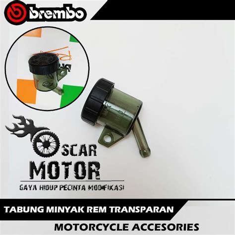 Jual Tabung Minyak Rem Small Kecil Smoke Transparan Universal Master