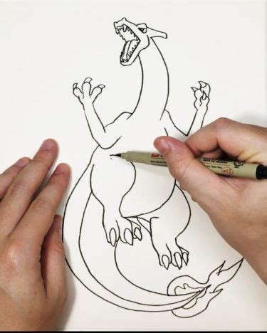 How To Draw Charizard Step By Step Tutorial